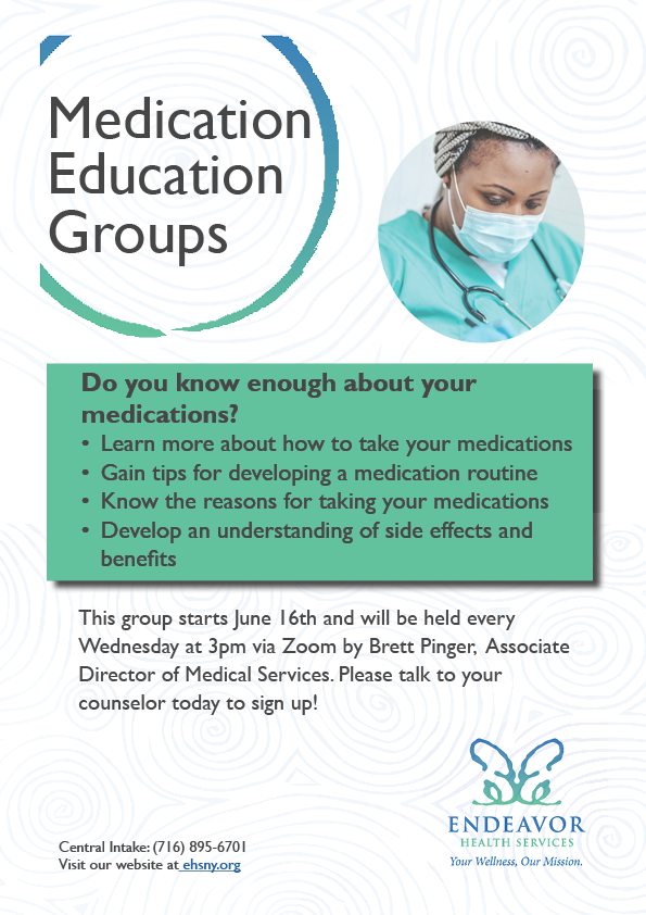 Medication Education Groups - Endeavor Health Services